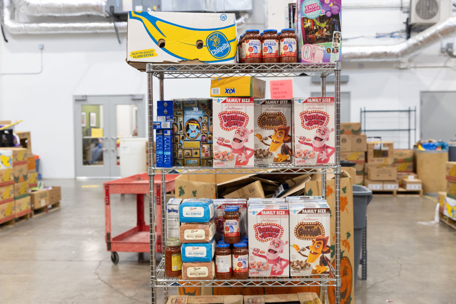 Peak staff donates food items - The Chronicle